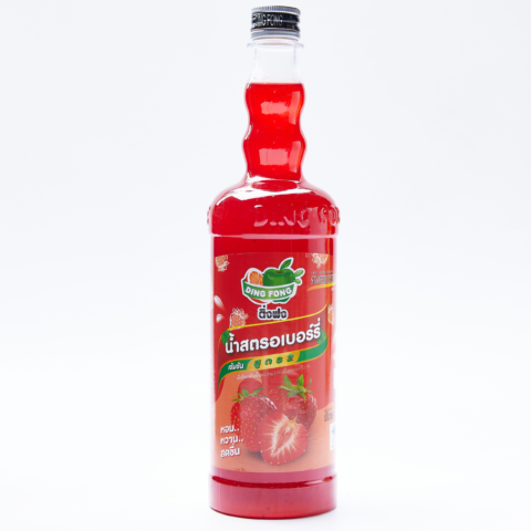 Strawberry Squash 760 ml. - ติ่งฟง ฟู้ดส์